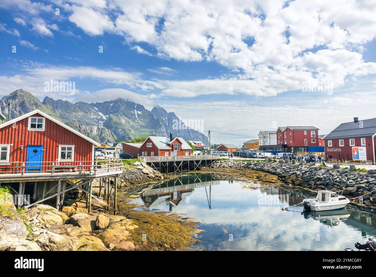 Lofoten Islands, Lofoten Archipelago in Norway. Beautiful landscape ...