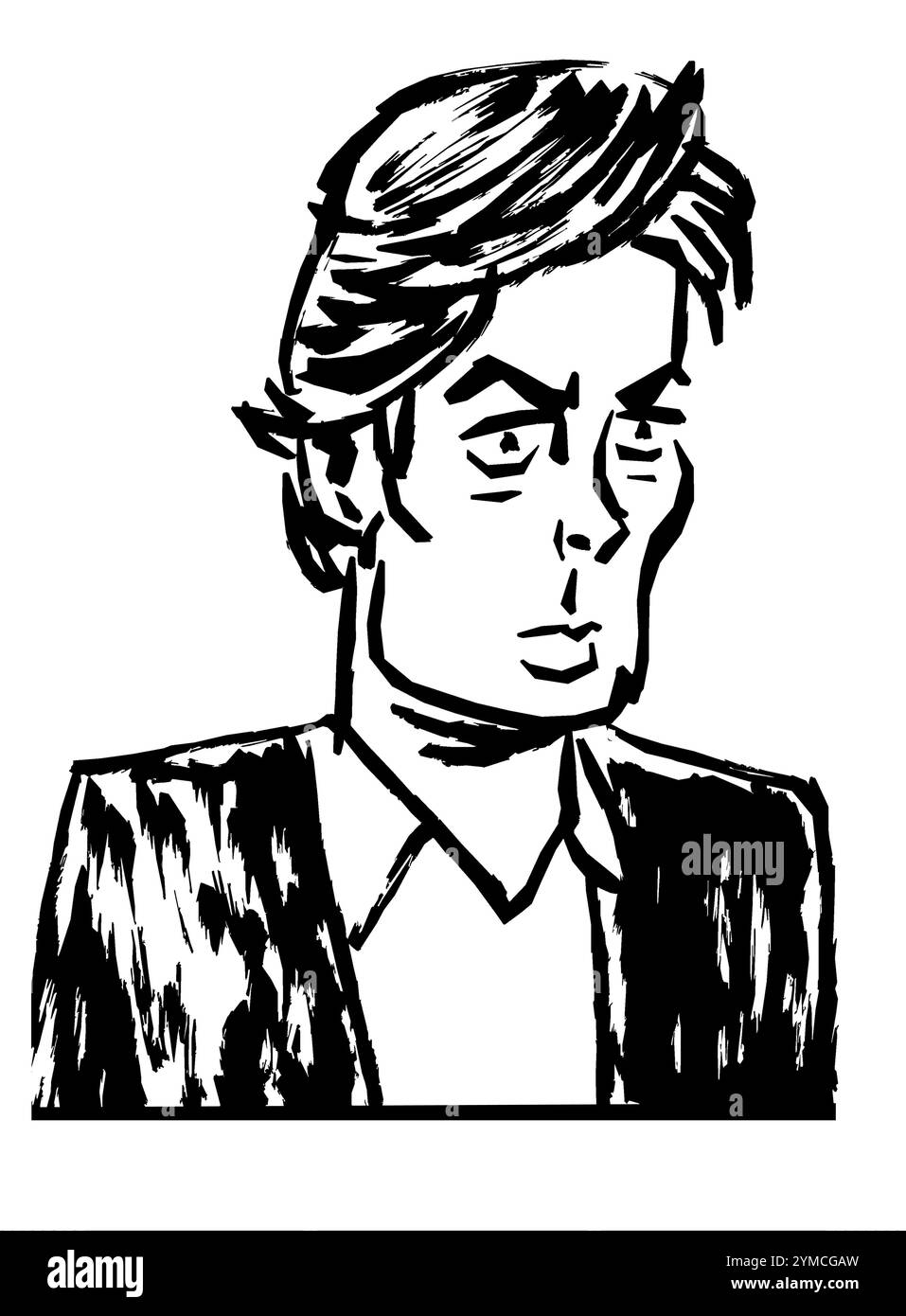 Alain Delon portrait Stock Photo - Alamy