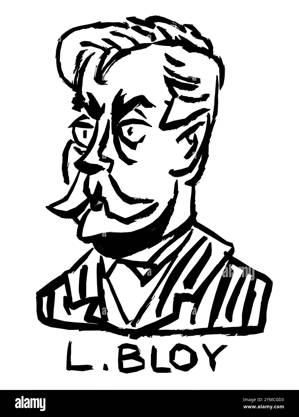 Leon bloy caricature hi-res stock photography and images - Alamy