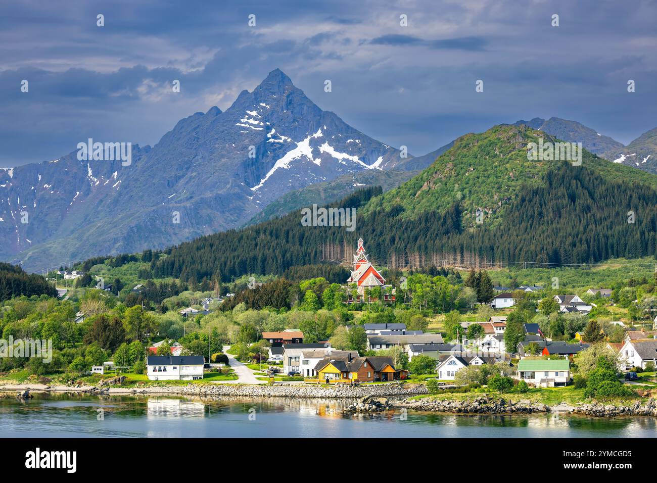 Lofoten Islands, Lofoten Archipelago in Norway. Beautiful landscape ...