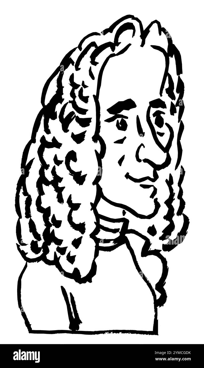 Voltaire caricature hi-res stock photography and images - Alamy