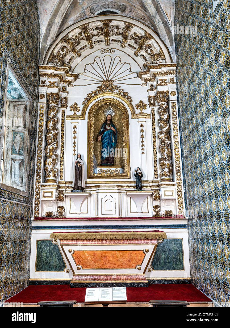 Interior of the Igreja de Sao Joao Baptista church at the Praca da ...