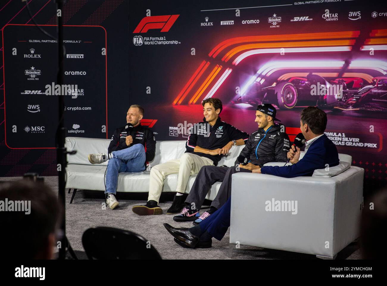 November 20 2024 Las Vegas NV, USA Haas F1 Team driver Kevin Magnussen ...