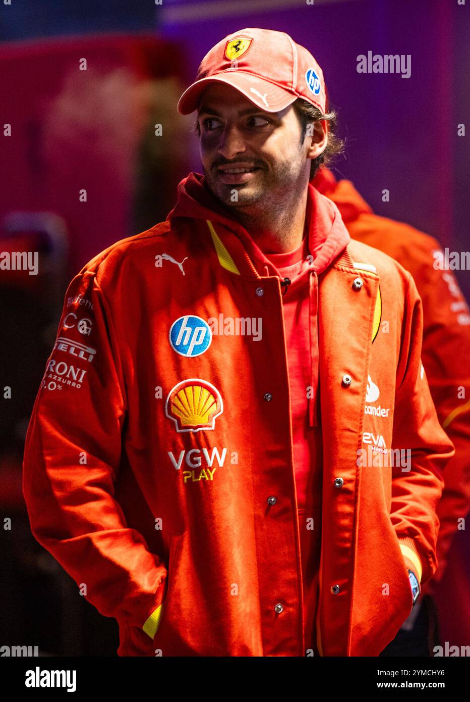 November 20 2024 Las Vegas NV, USA Ferrari driver Carlos Sainz (55) of ...