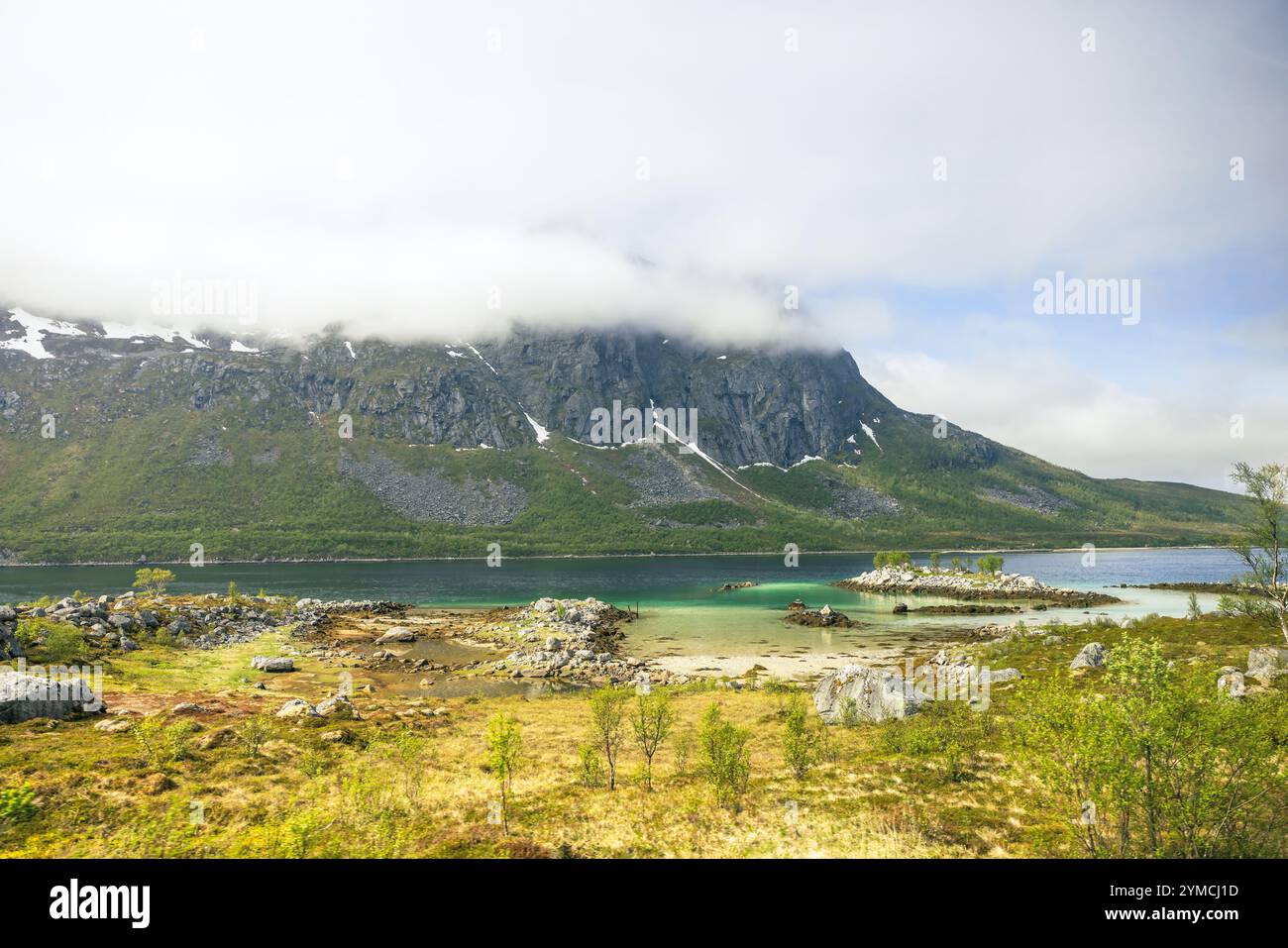Vargboten Fjord, Norway. Beautiful Landscape, arctic circle Norway. A ...