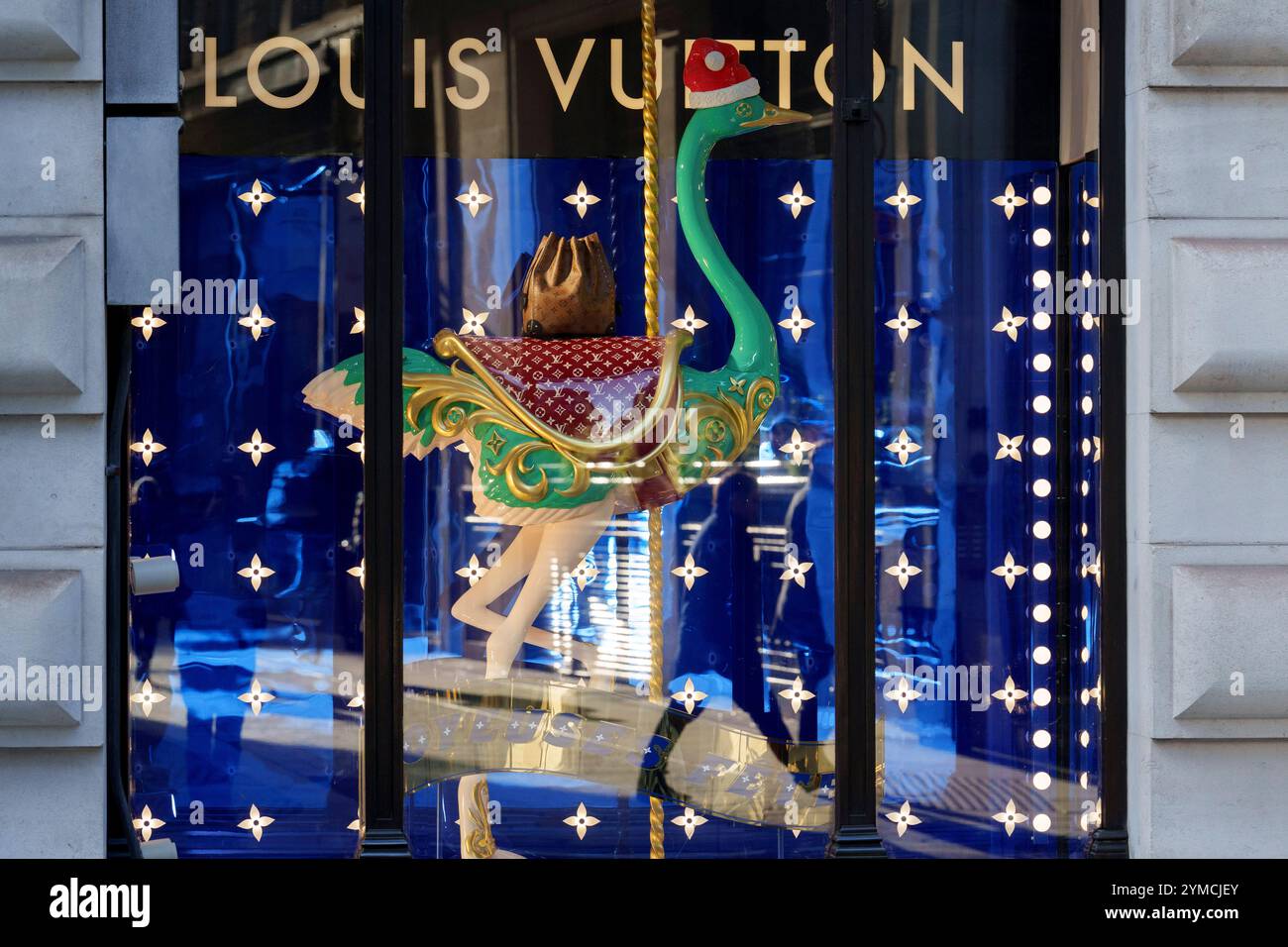The Christmas-themed display for Louis Vuitton's retail window in the ...