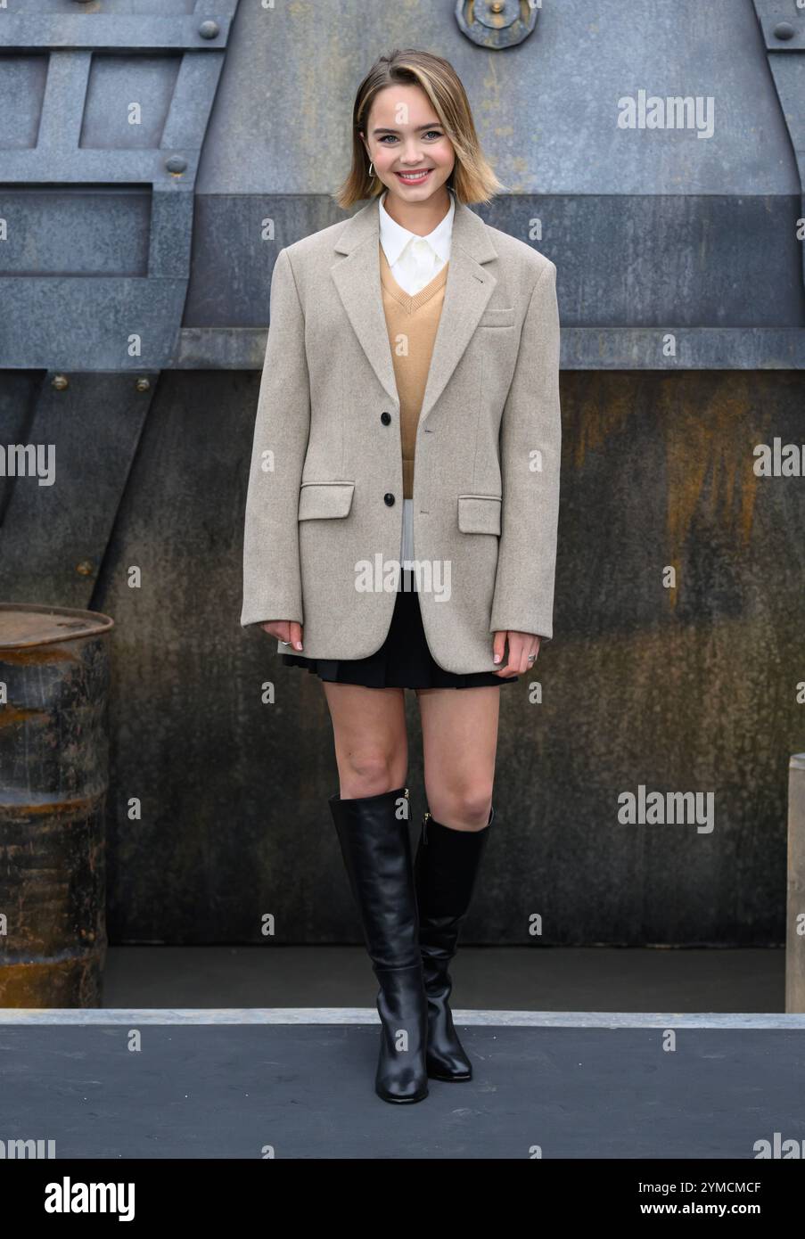 London, UK. November 21st, 2024. Ryan Kiera Armstrong at the Star Wars ...