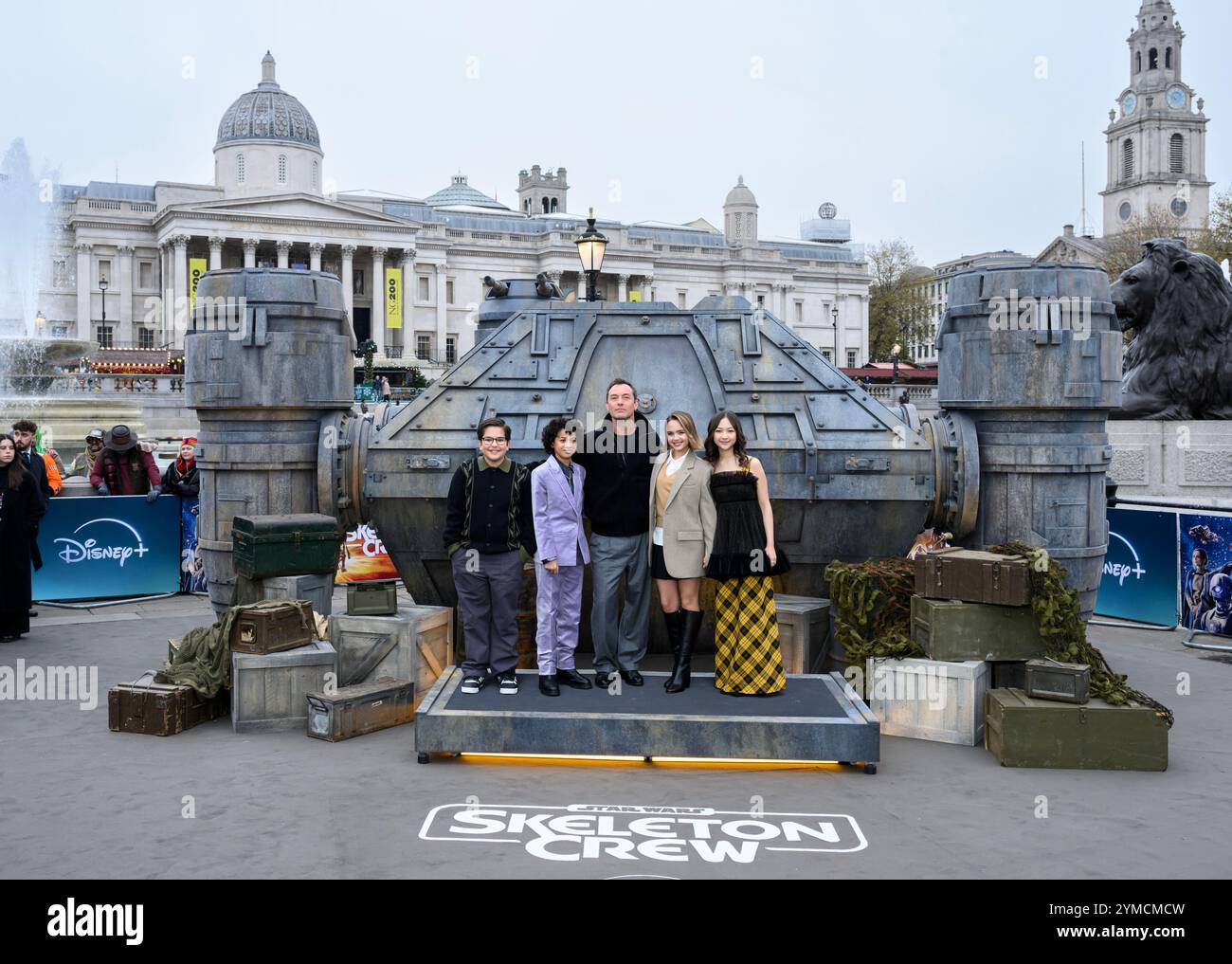 London, UK. November 21st, 2024. Jude Law, Ravi Cabot-Conyers, Ryan ...