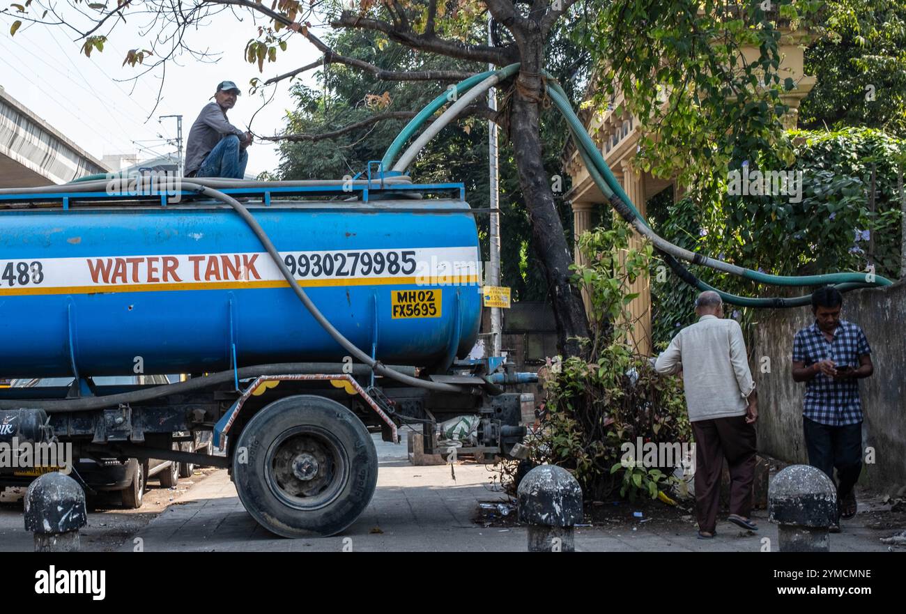 Water tank, Mumbai, India Stock Photo - Alamy