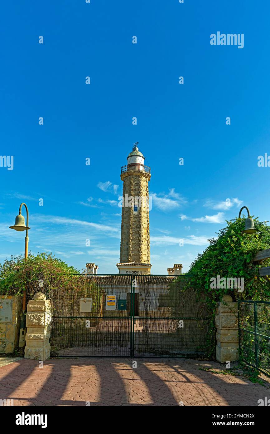 Leuchtturm, Faro de Punta Doncella Stock Photo - Alamy