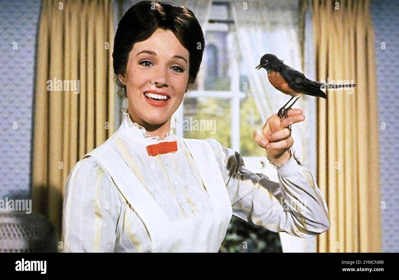 MARY POPPINS 1964 Walt Disney Productions film musical with Julie ...