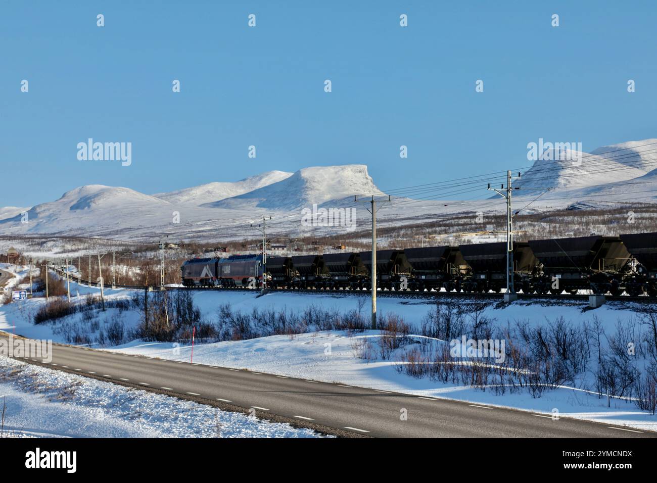 Arctic circle train and kiruna hi-res stock photography and images - Alamy