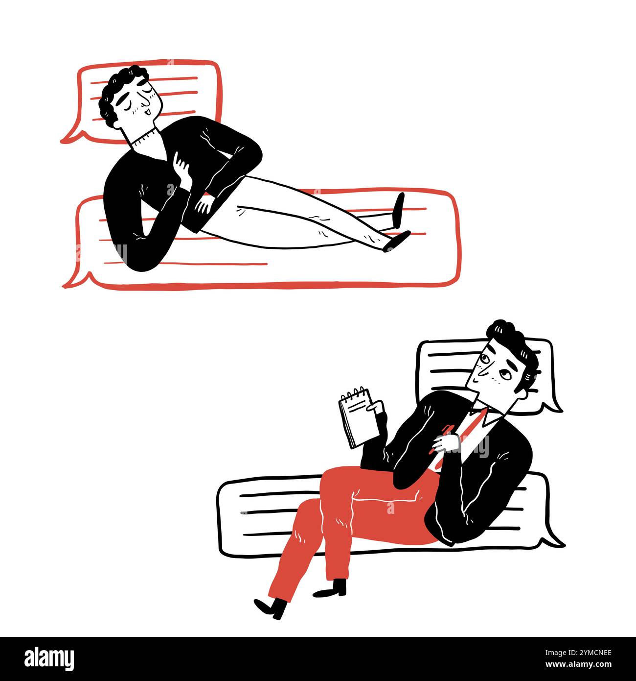 Dialogue session Stock Vector Images - Alamy