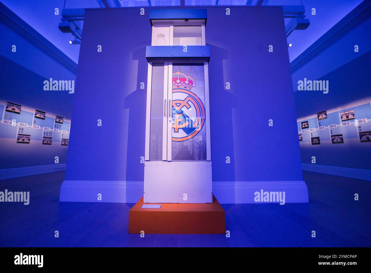 London, UK. 21 November 2024 Real Madrid's first team locker room from ...