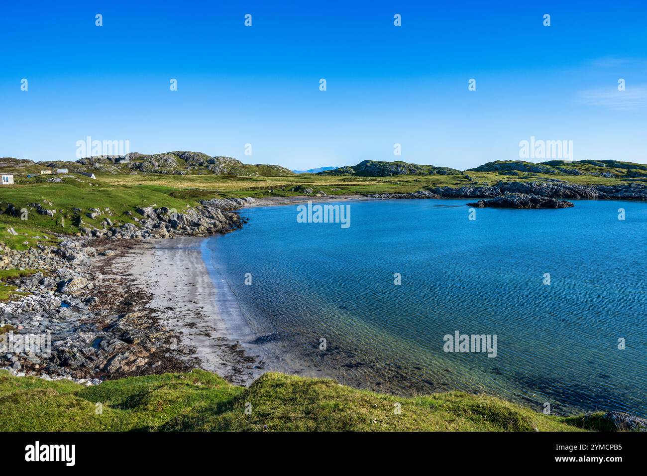 Sorisdale beach on north coast of Isle of Coll, Inner Hebrides ...