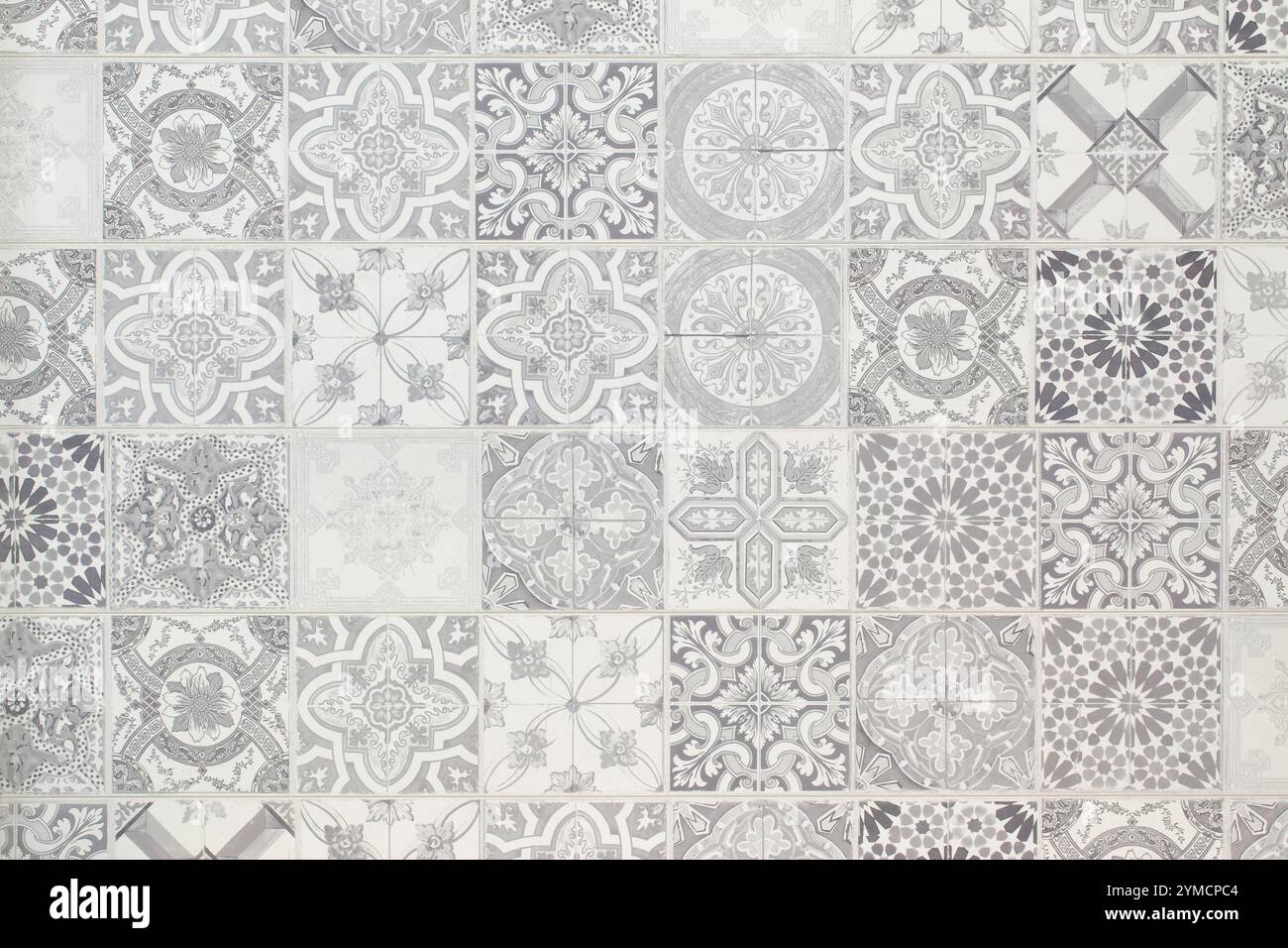 An Elegant Vintage Tile Pattern in Stunning Monochrome Design That ...