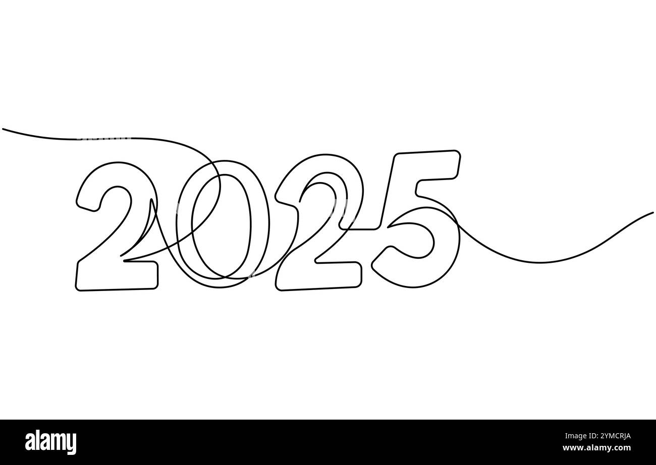 Line art 2025 new Stock Vector Images - Alamy