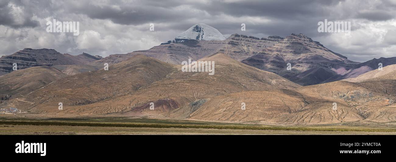 Mount Kailash, is a 6,638 m high peak in the Kailash Range, which forms ...