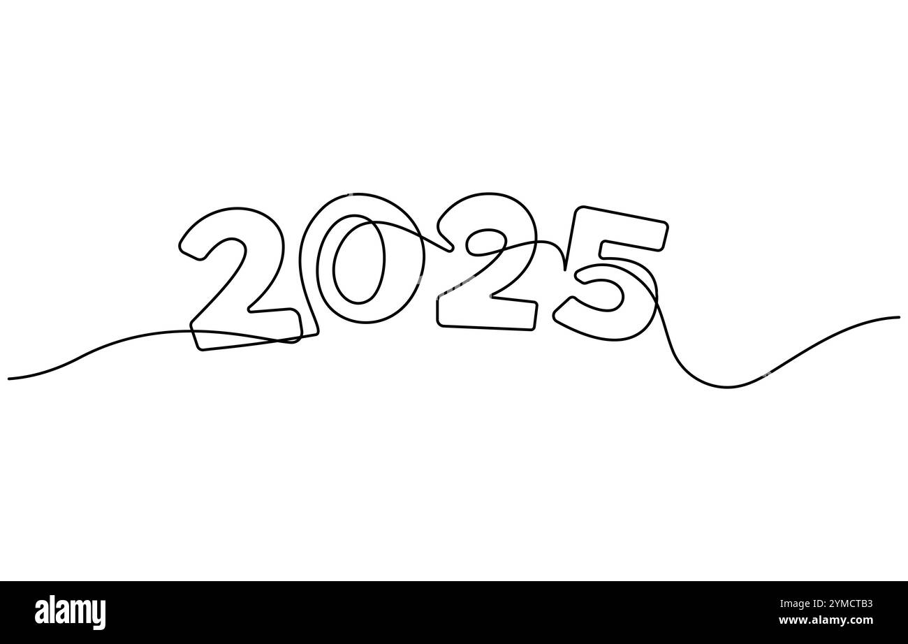 Line art 2025 new Stock Vector Images - Alamy