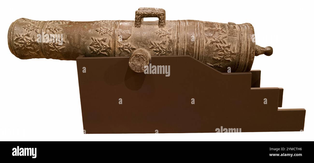 ancient spanish muzzleloading cannon antique weapon Stock Photo - Alamy
