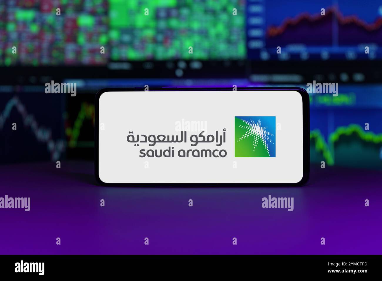 Aramco refinery logo hi-res stock photography and images - Alamy