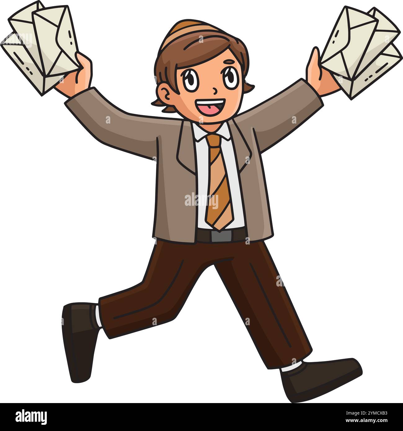 Bar Mitzvah Boy Invitations to Hand Out Clipart Stock Vector Image ...