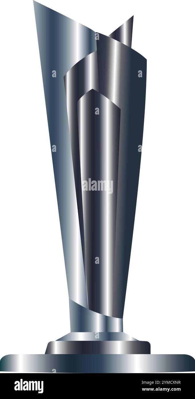 T20 World Cup Trophy vector illustration isolated on transparent ...