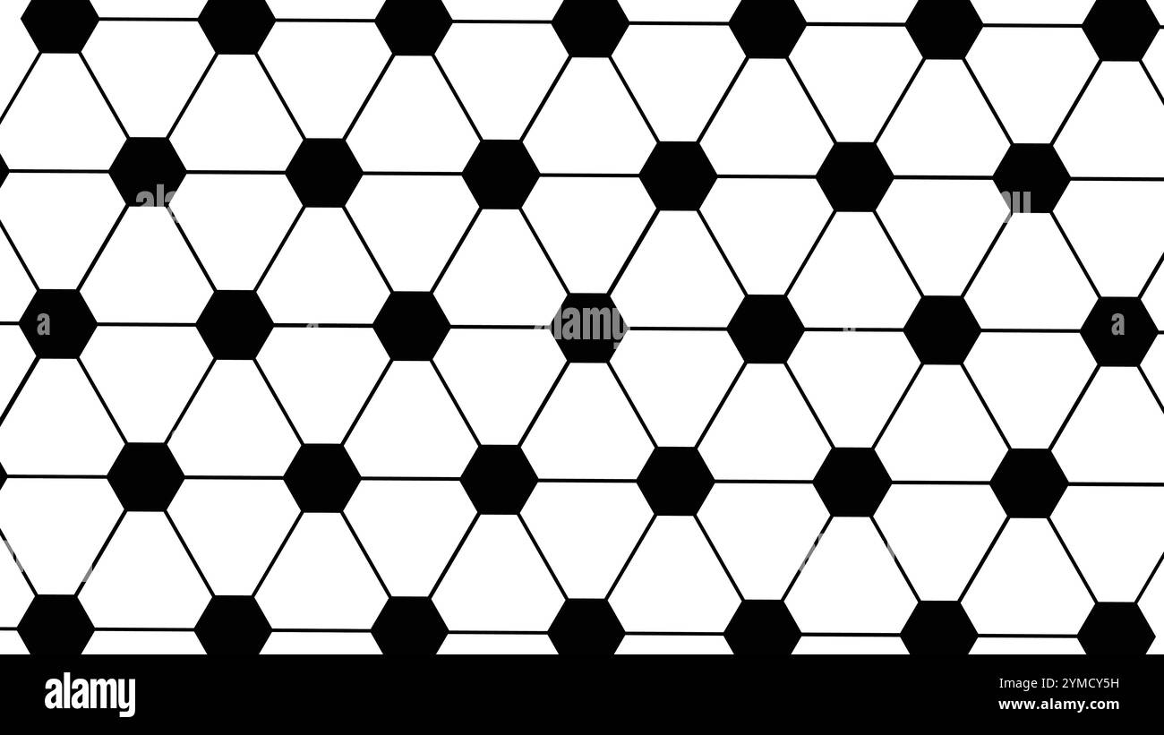 Football Soccer Ball Pattern - flat sheet rectangular Stock Vector ...