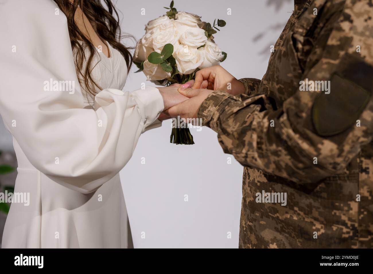 A Heartfelt Wedding Ceremony Celebrating Love and Commitment Between a ...