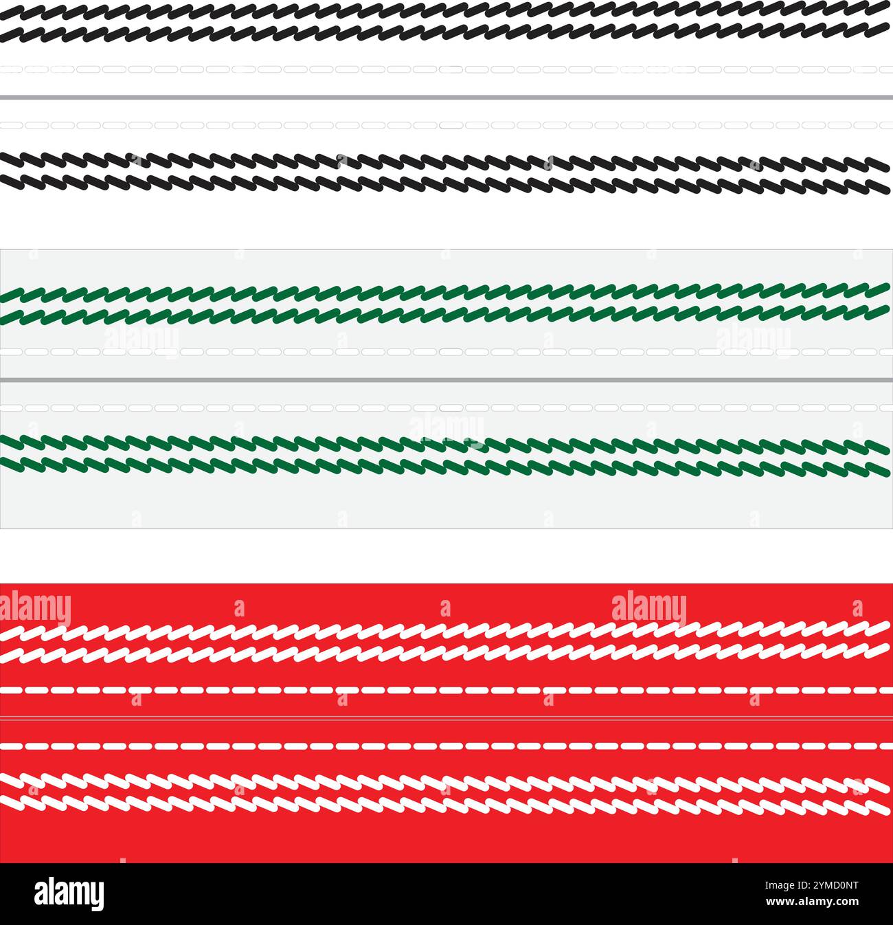 three ricket Ball Pattern Flat Design. Ball in Rectangle shape Design ...