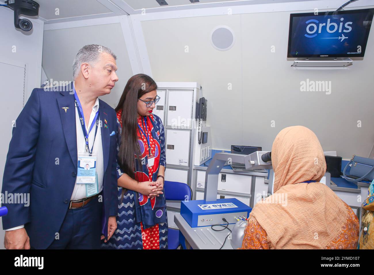 Orbis flying eye hospital Stock Photo - Alamy