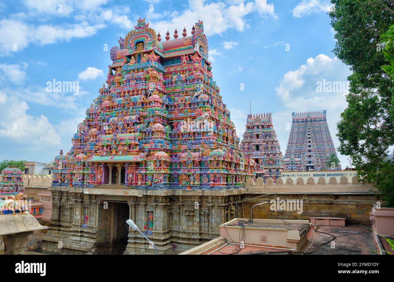 TRICHY, INDIA - August 14, 2023: Sri Ranganatha Swamy Temple, Srirangam ...