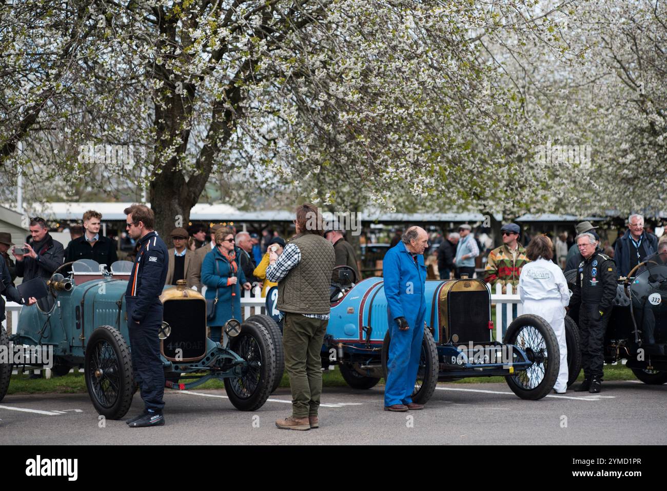 1914 Peugeot Indianapolis & 1914 Straker Squire TT Racer in the S.F ...