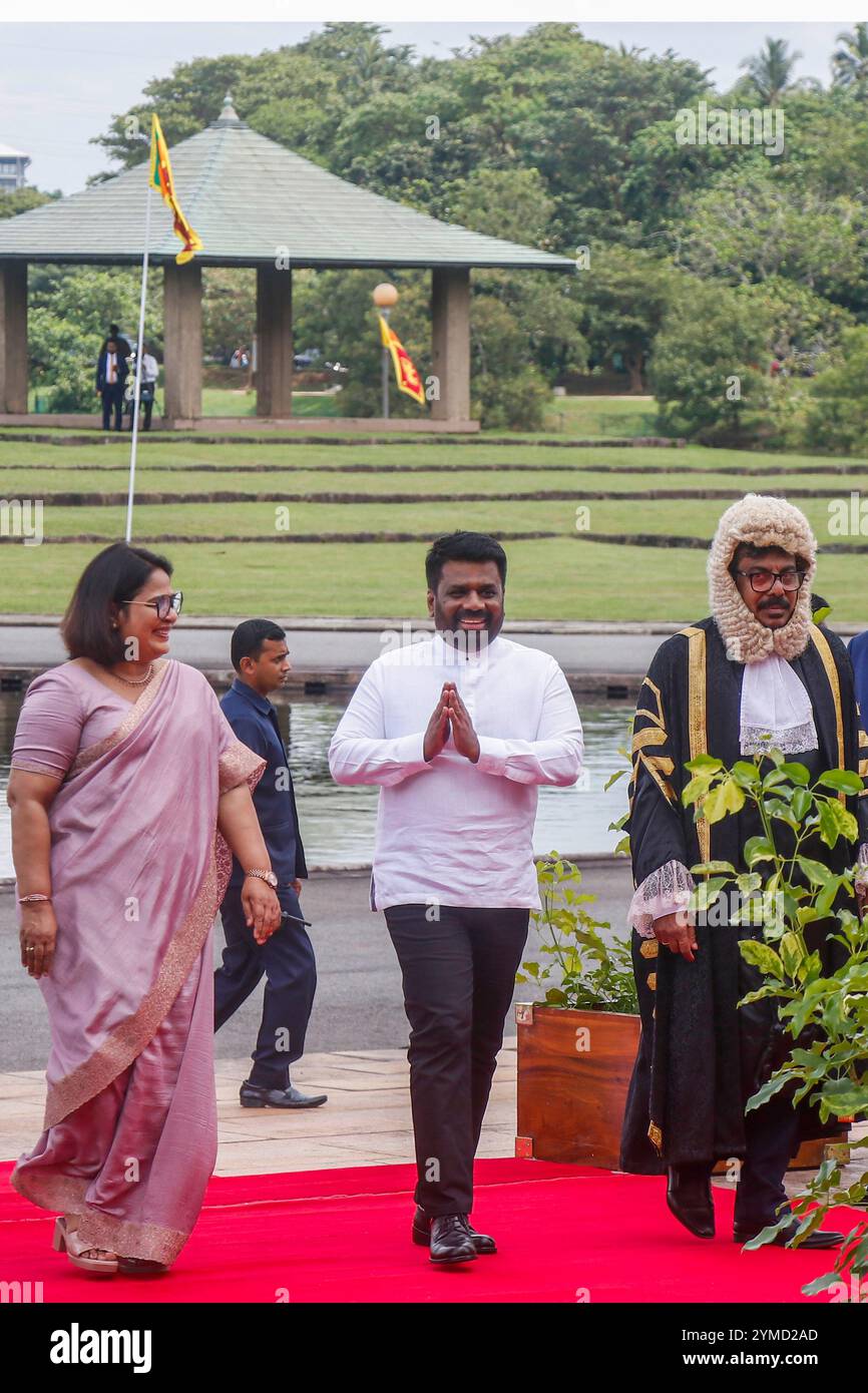 Sri Lanka. 21st Nov, 2024. Sri Lanka's President Anura Kumara ...