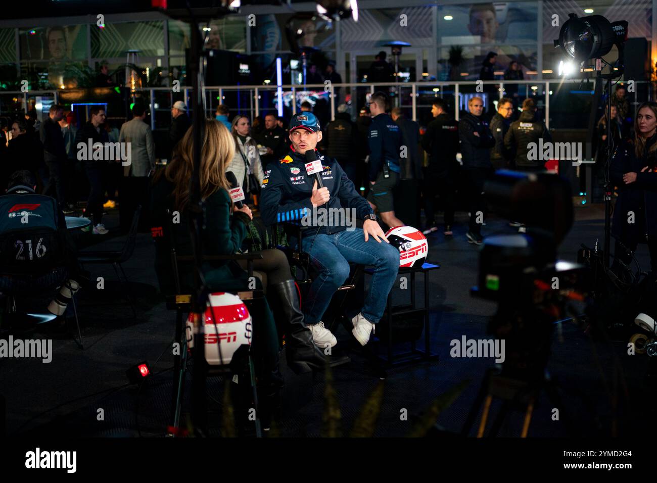 Las Vegas, United States. 20th Nov, 2024. Dutch Formula One driver Max ...