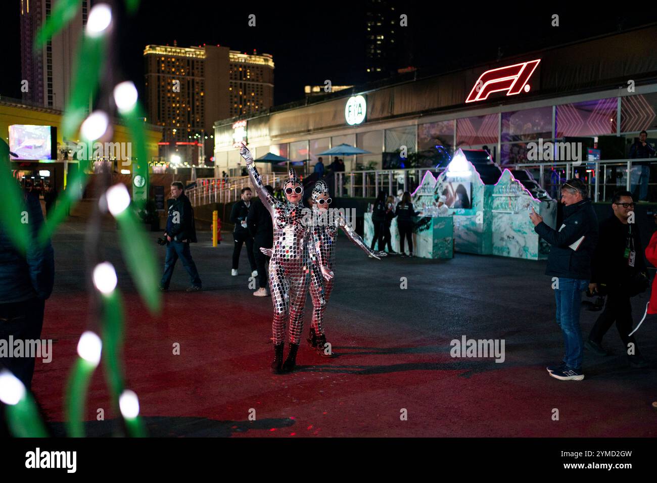Las Vegas, United States. 20th Nov, 2024. The paddock is seen during ...