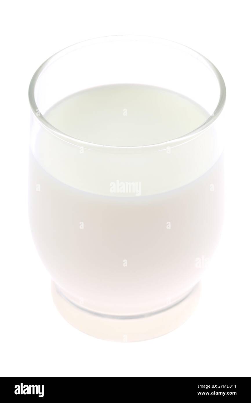 Fresh Milk Poured in a Clear Glass A Healthy and Delicious Beverage ...