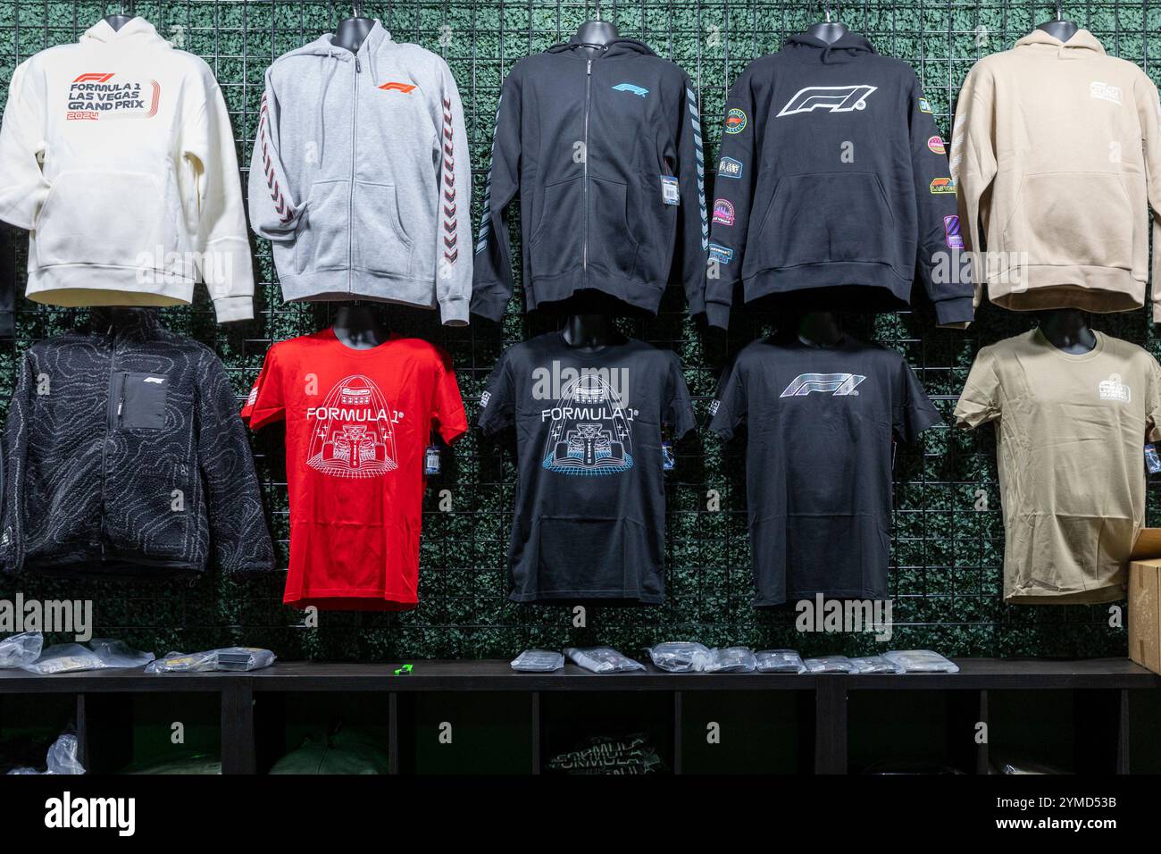 Las Vegas, USA. 20th Nov, 2024. Official merchandise for the 2024 ...