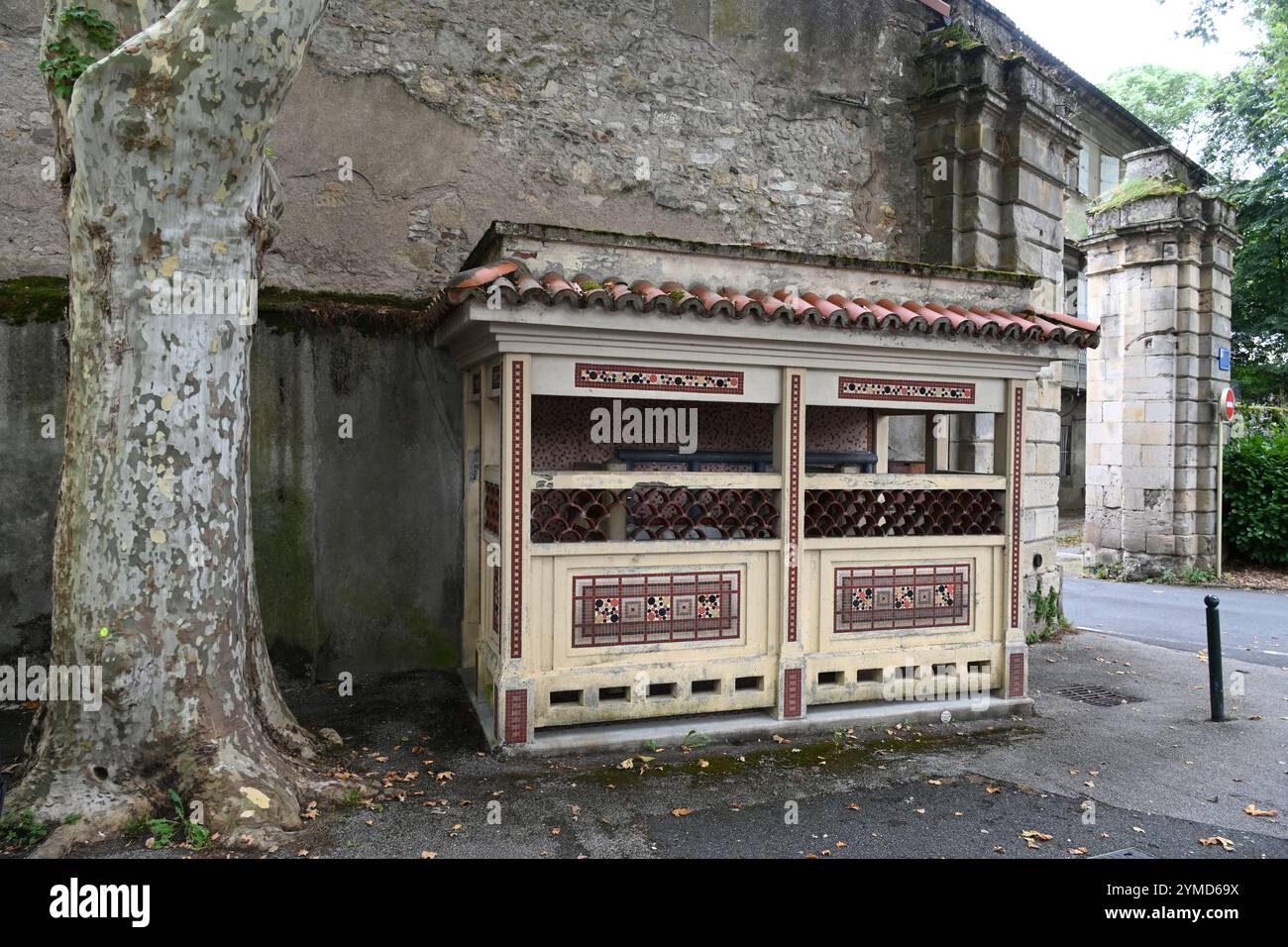Old or Historic and Decorative Belle Epoque Public Toilets, Street ...