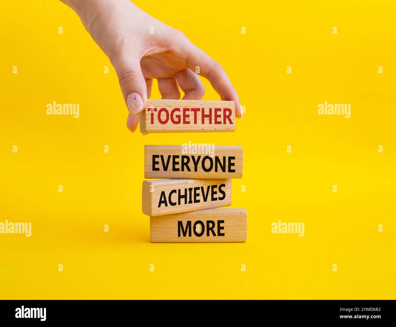 Together Everyone Achieves More symbol. Concept words Together Everyone ...