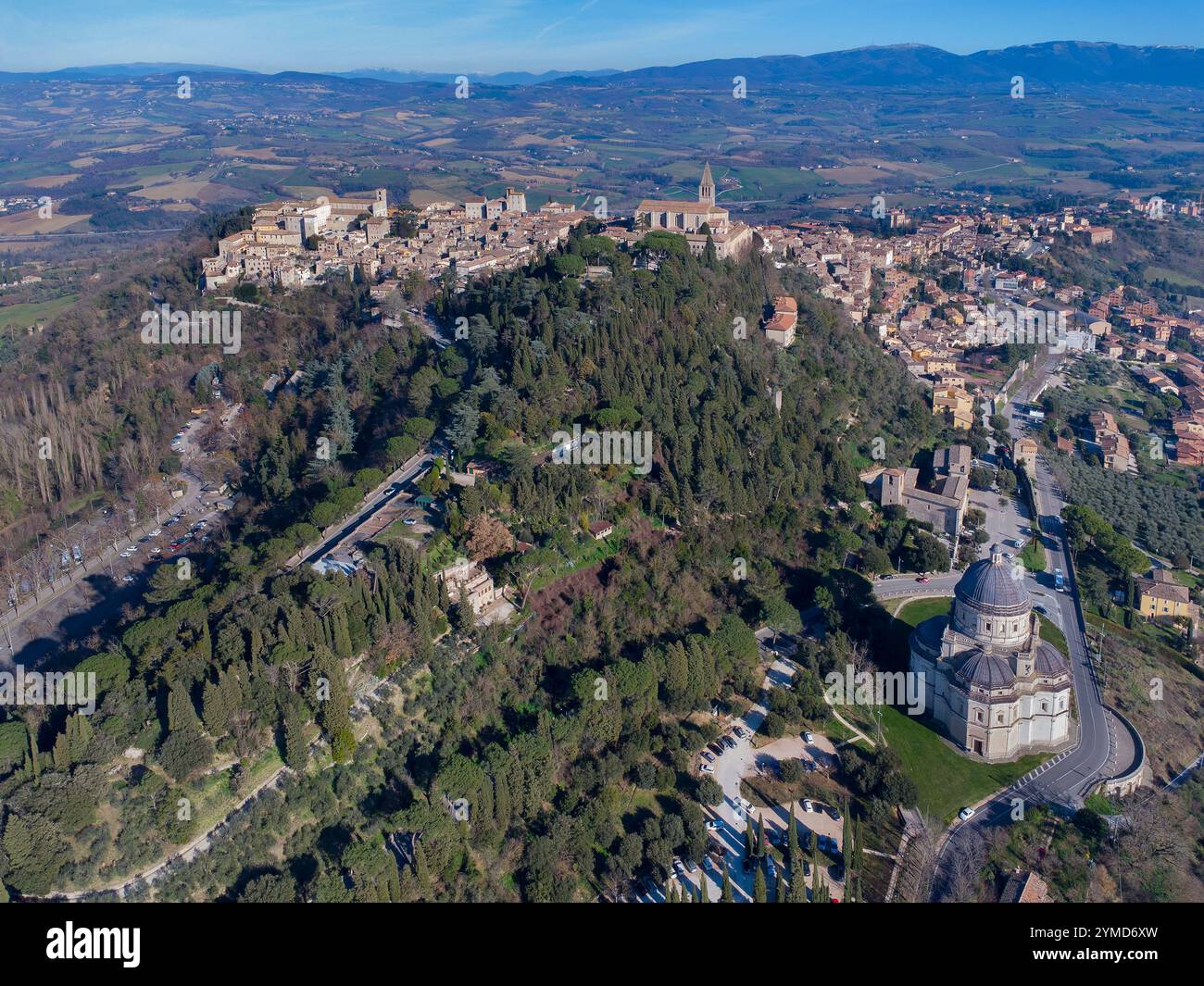 Todi (Umbria-province of Perugia). View of the Historic Center Stock ...