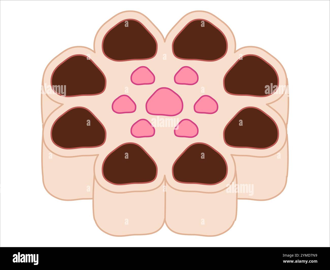 Delicious tasty snack puff Stock Vector Images - Alamy