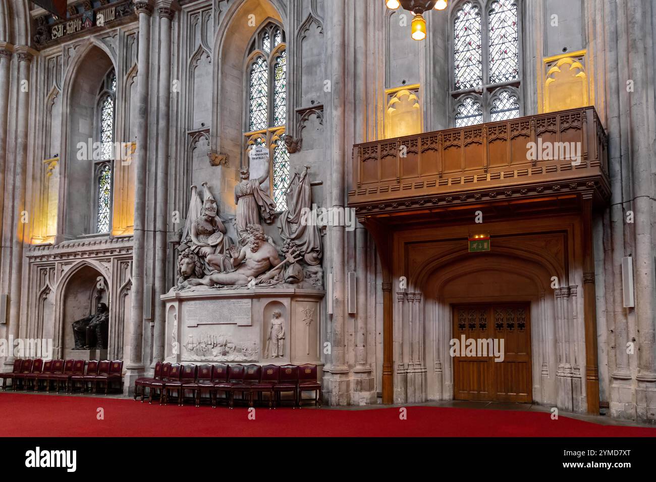 Guildhall london great hall detail hi-res stock photography and images ...