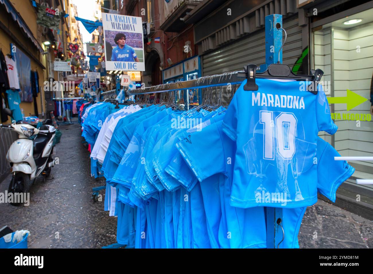 Naples. Entrance To The Spanish Quarters Stock Photo - Alamy