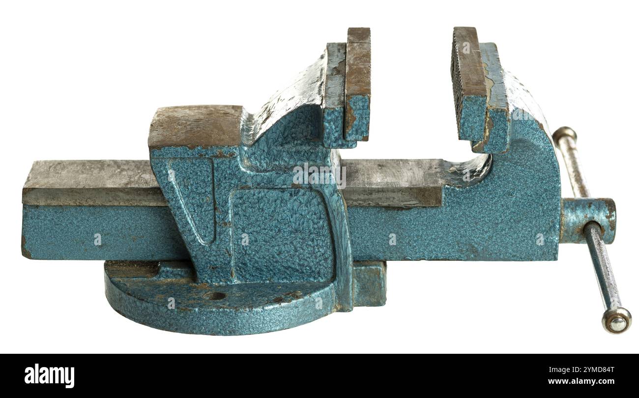 Bench vise isolated on transparent background Stock Photo - Alamy