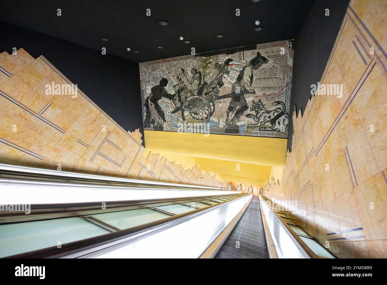 Naples. Toledo Metro Station Stock Photo - Alamy