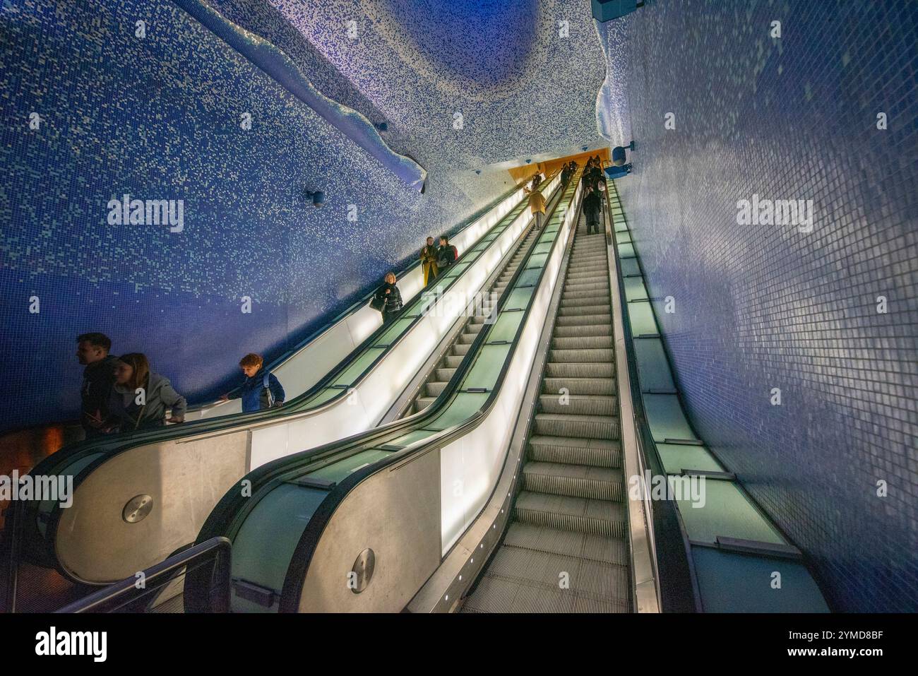 Toledo escalators naples hi-res stock photography and images - Alamy