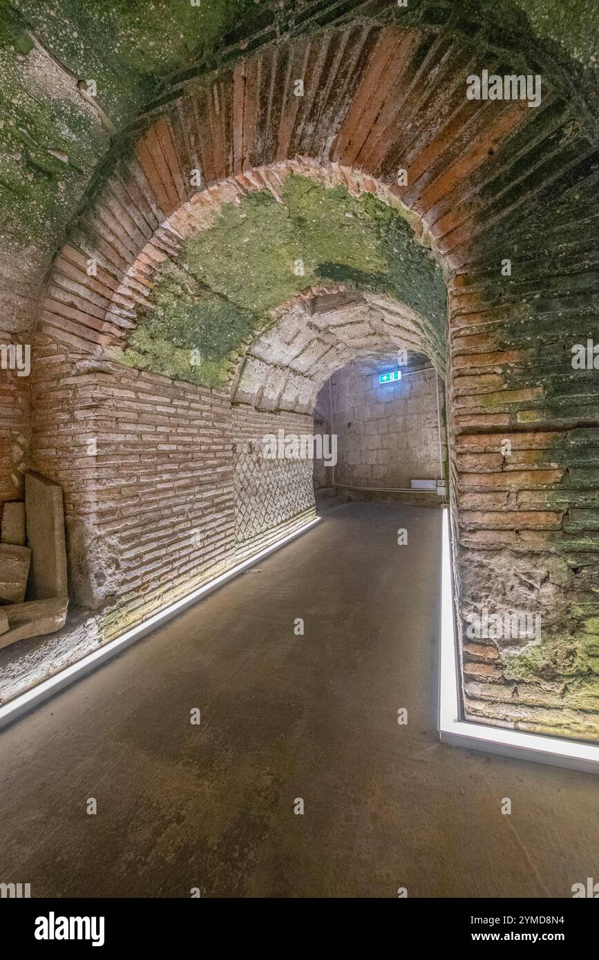 Naples. Historical Center. Underground Naples. Roman Theater Stock ...