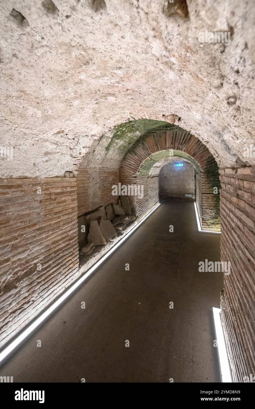 Naples. Historical Center. Underground Naples. Roman Theater Stock ...