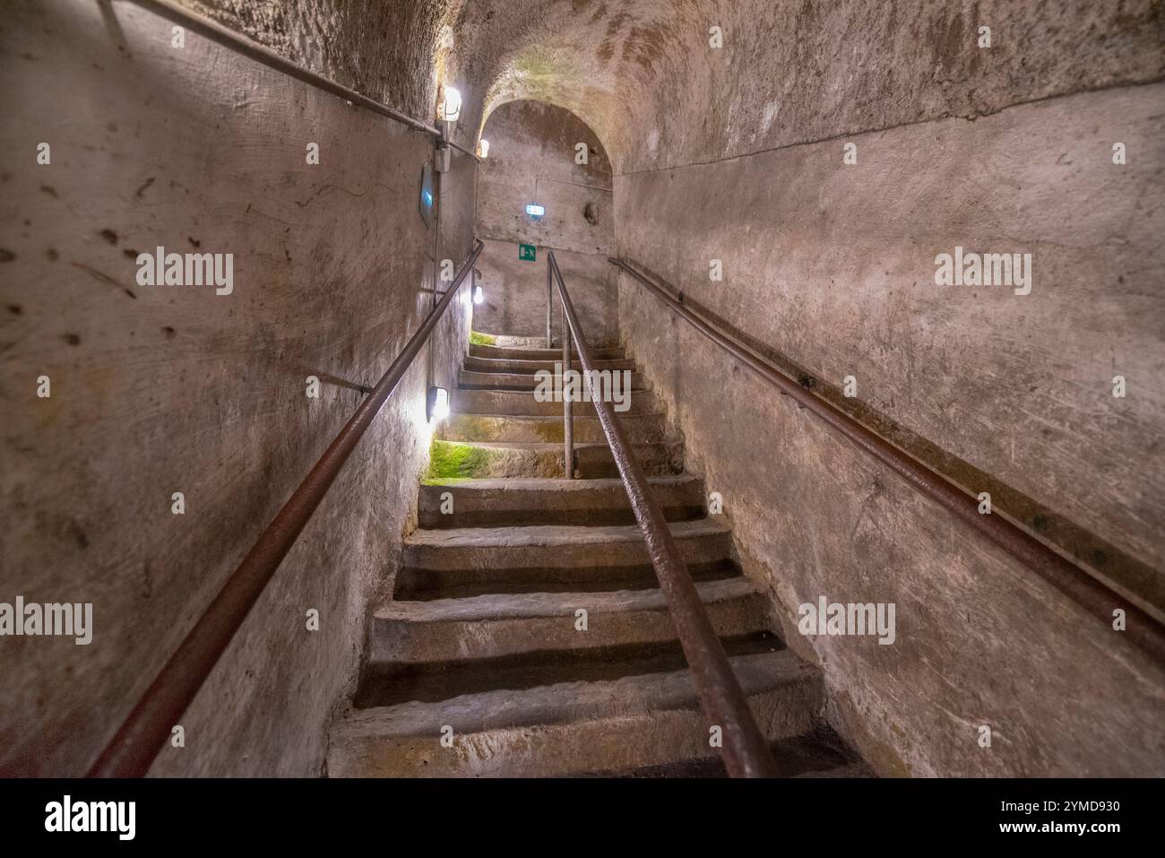 Naples. Historical Center. Underground Naples. Aqueduct-cistern of the ...